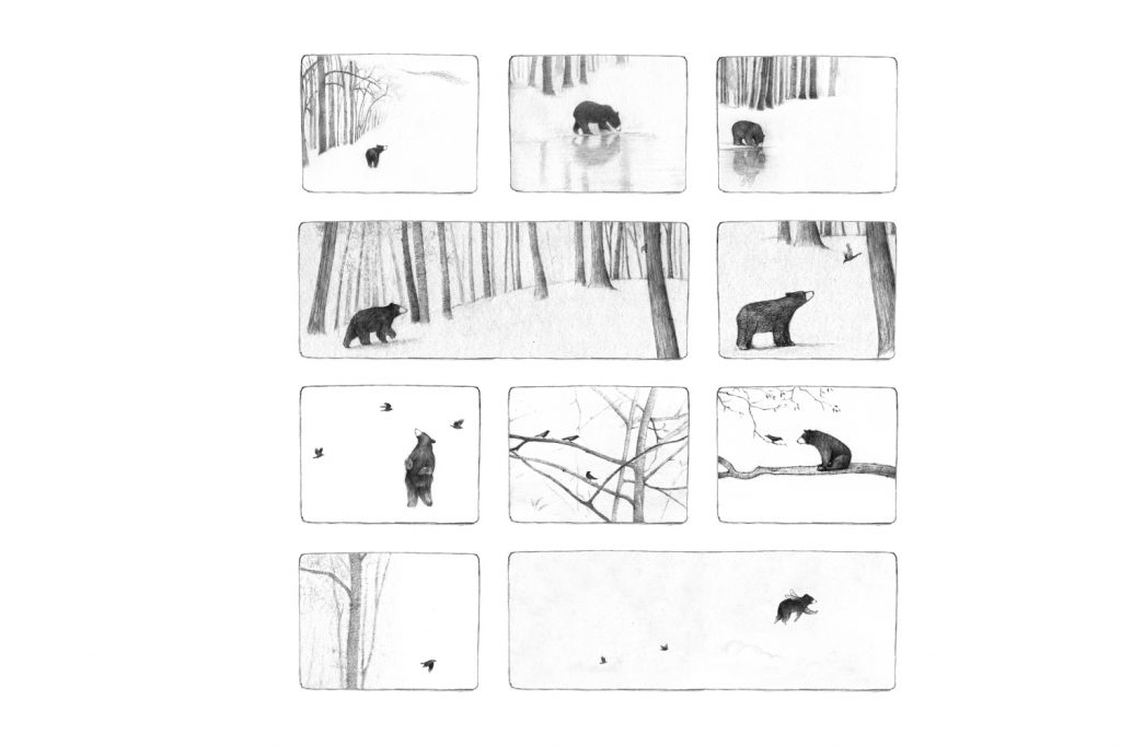 Bear Storyboard Print 3 LARGE – Esther Connon